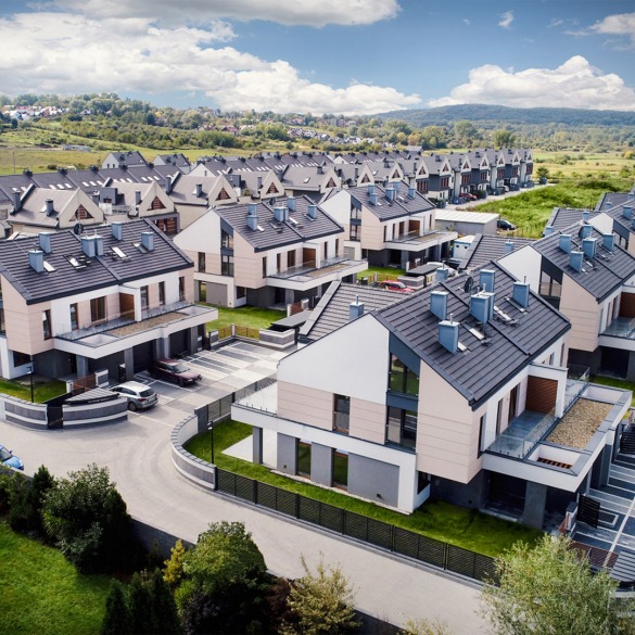Projekt osiedla mieszkaniowego - projekty osiedli | ARCHI-VISION